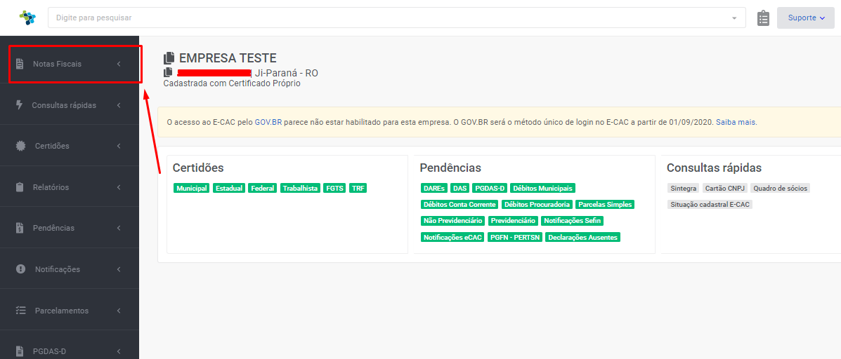Documentos Fiscais – Central de Ajuda Fiscontech